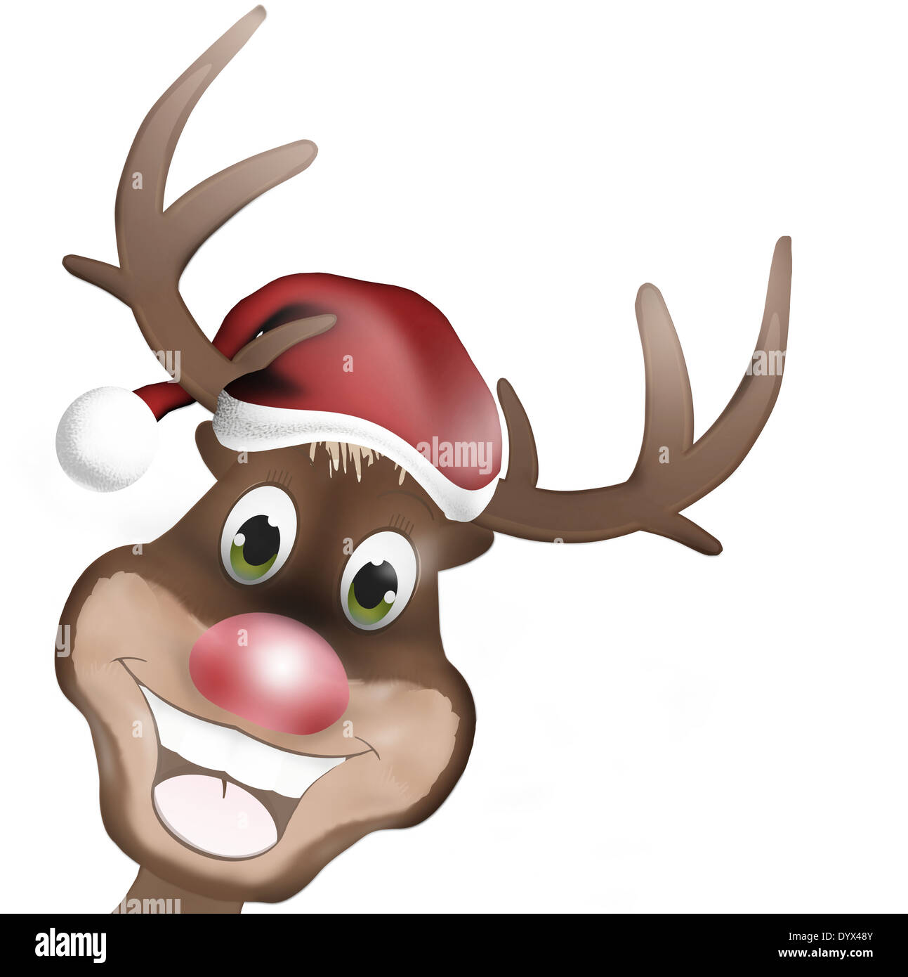Rudolph face hi-res stock photography and images - Alamy