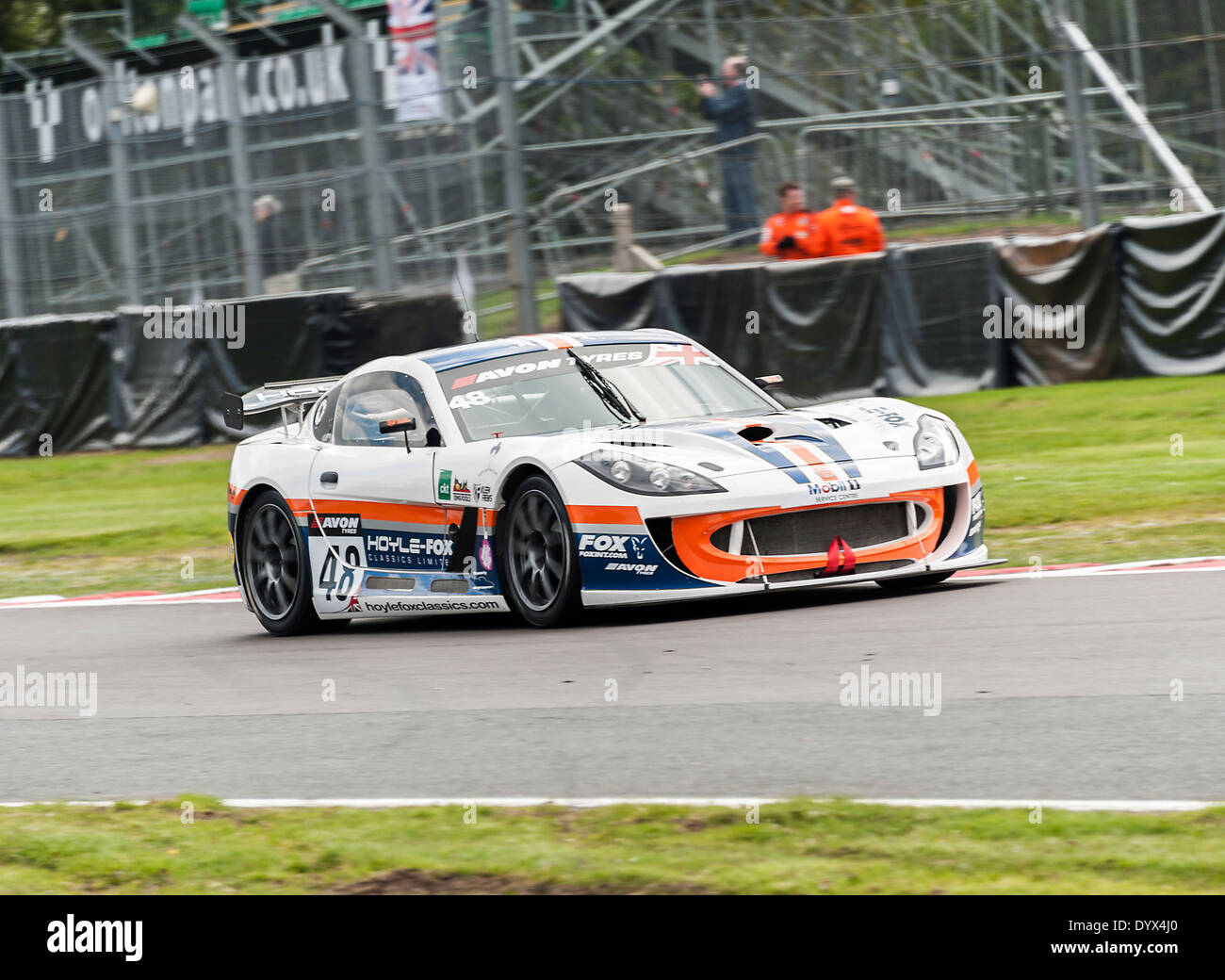 G55 Ginetta GT4 Sports Racing Car in the British GT Championship at ...