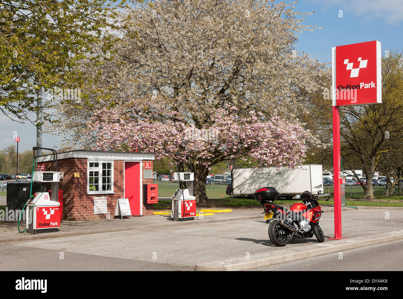 Small Filling Station Selling Diesel in the Paddock at Oulton Park ...