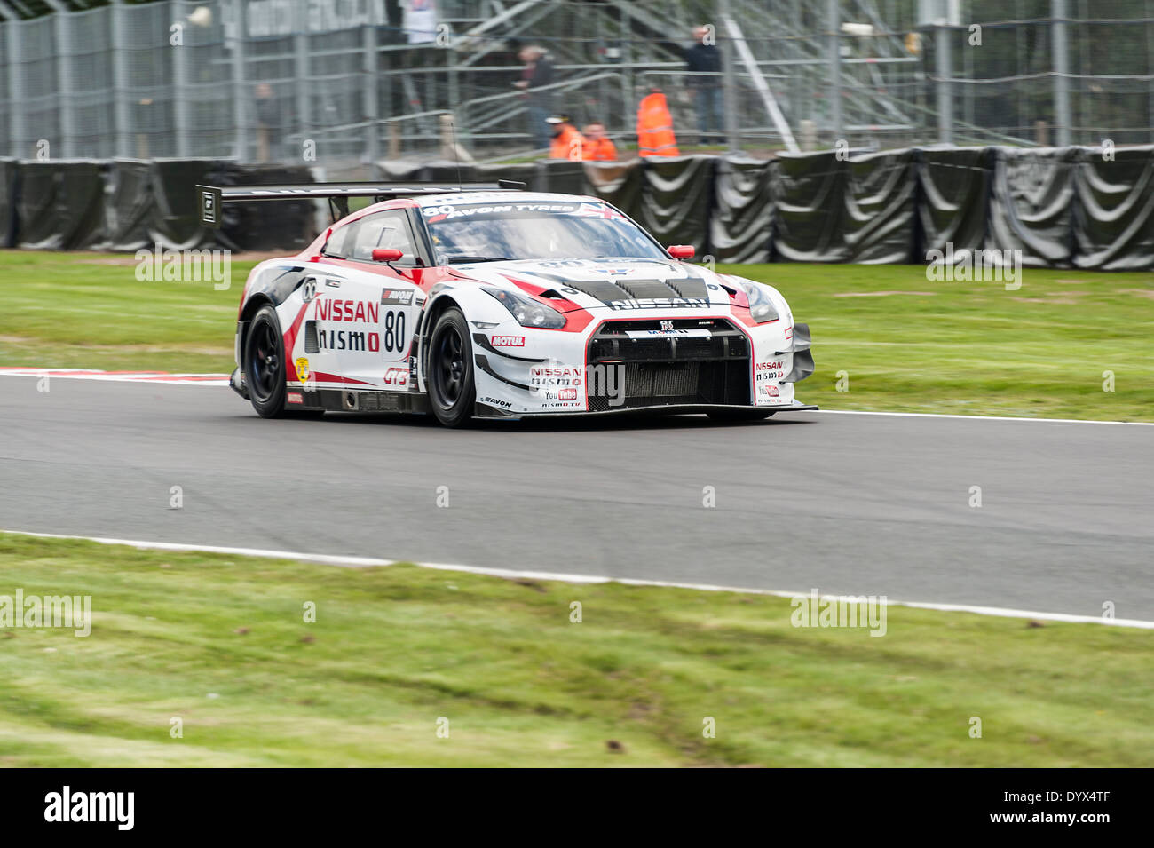 Nissan GT-R GT3 Sports Racing Car in the British GT Championship at ...
