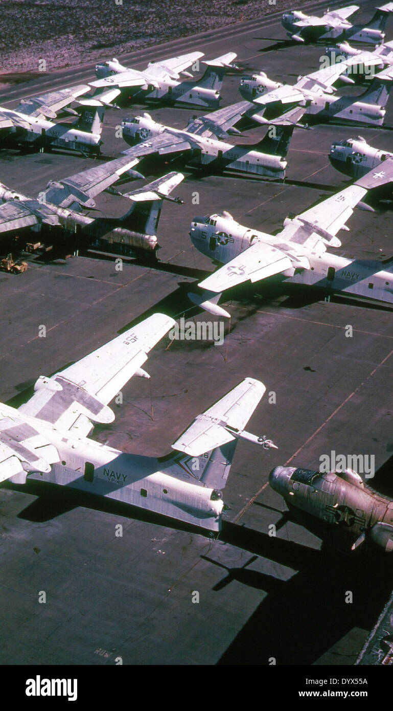 The Martin SP-5B, a maritime reconnaissance aircraft, was photographed ...