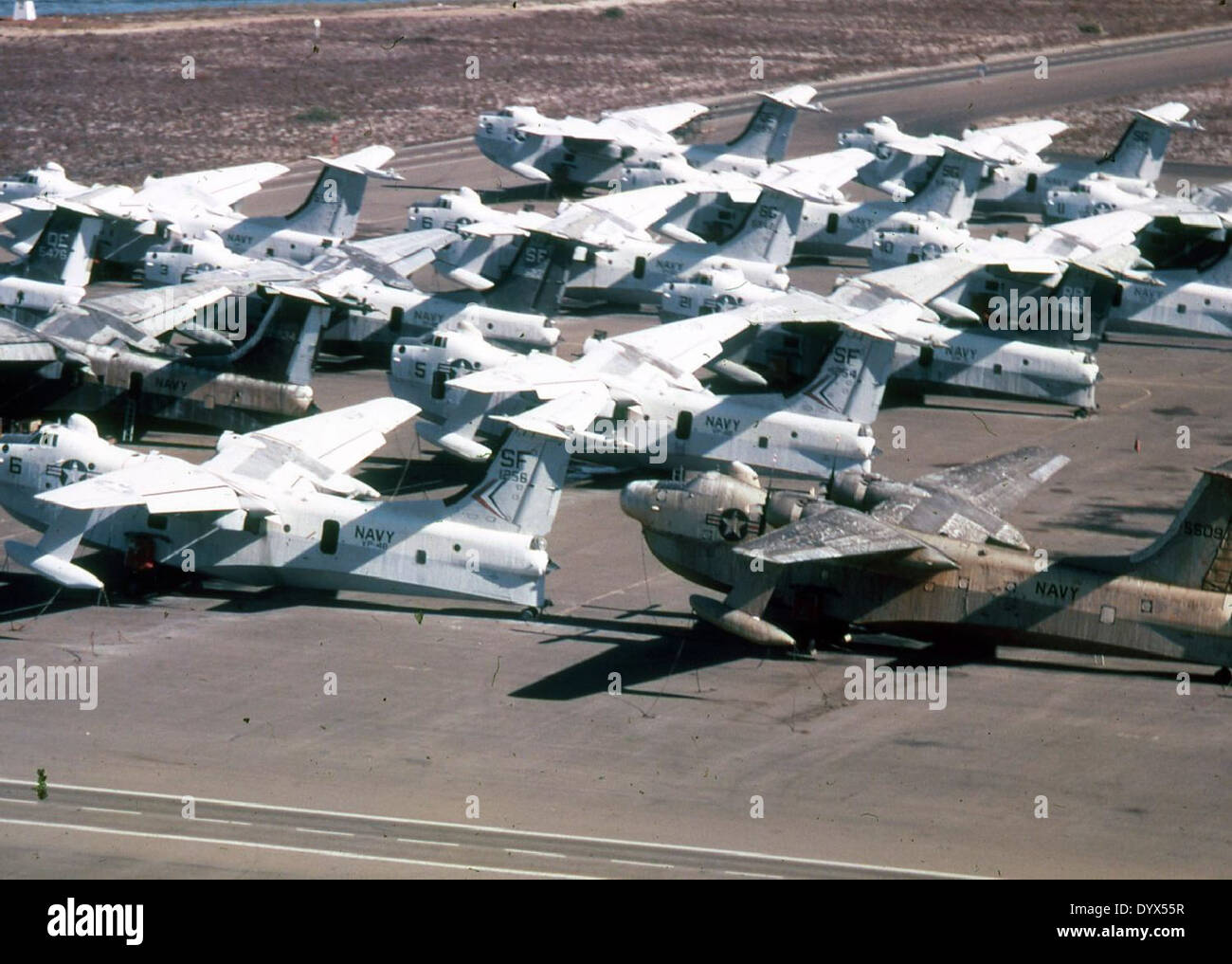 The Martin SP-5B, a maritime patrol aircraft, is shown here at NAS ...