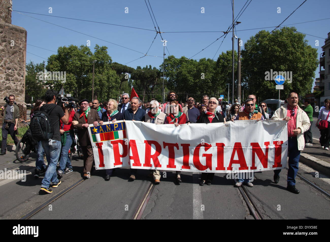 Rome, Italy. 25th April 2014. Second World War Liberation Day ...
