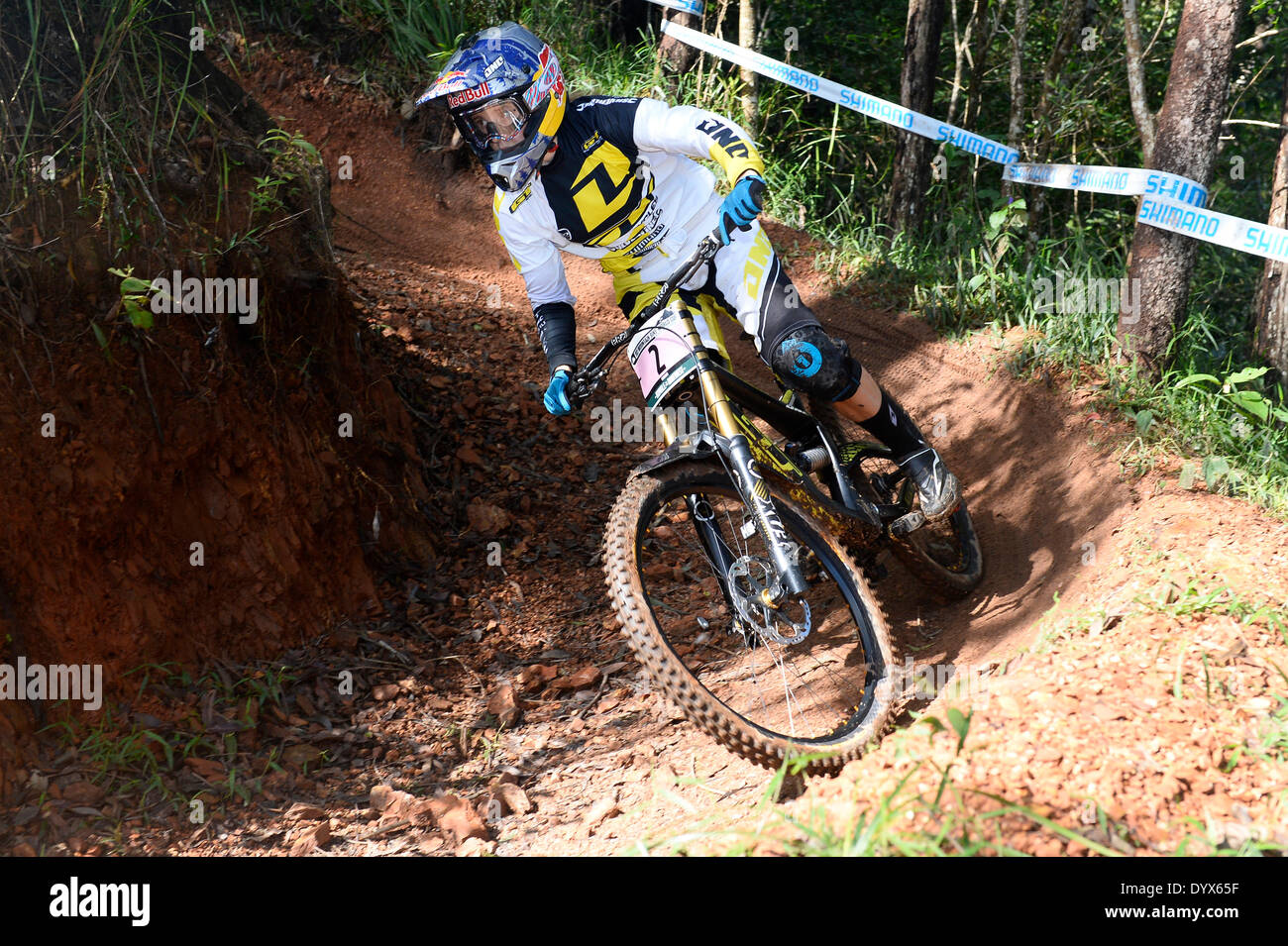 Cairns, Australia. 26th Apr, 2014. Winner GT Factory Racing rider ...
