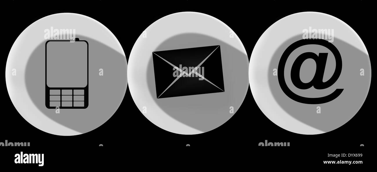 Contact Us Creative Design Stock Photo - Alamy