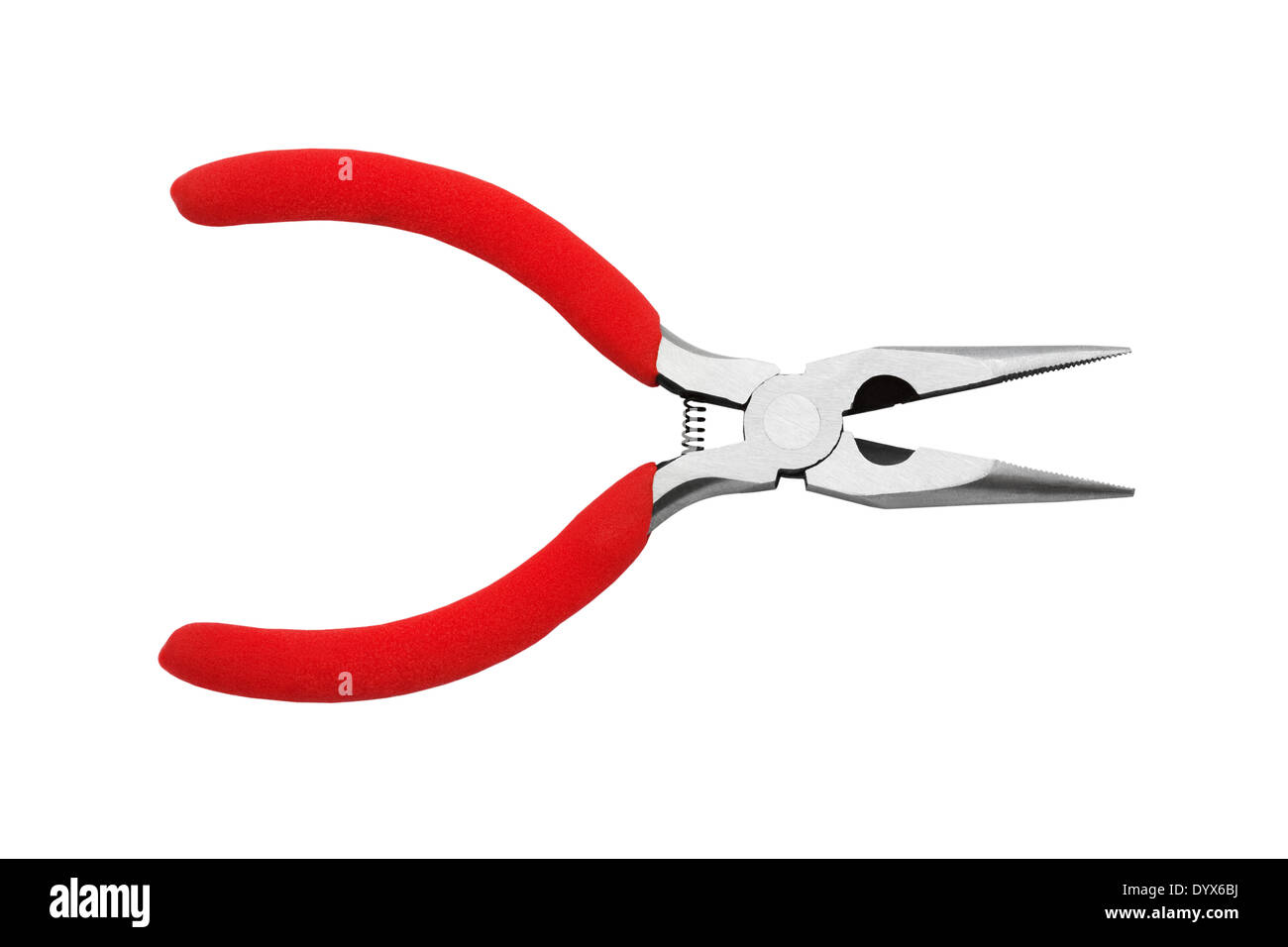 Modern and beautiful pliers on a white background Stock Photo - Alamy