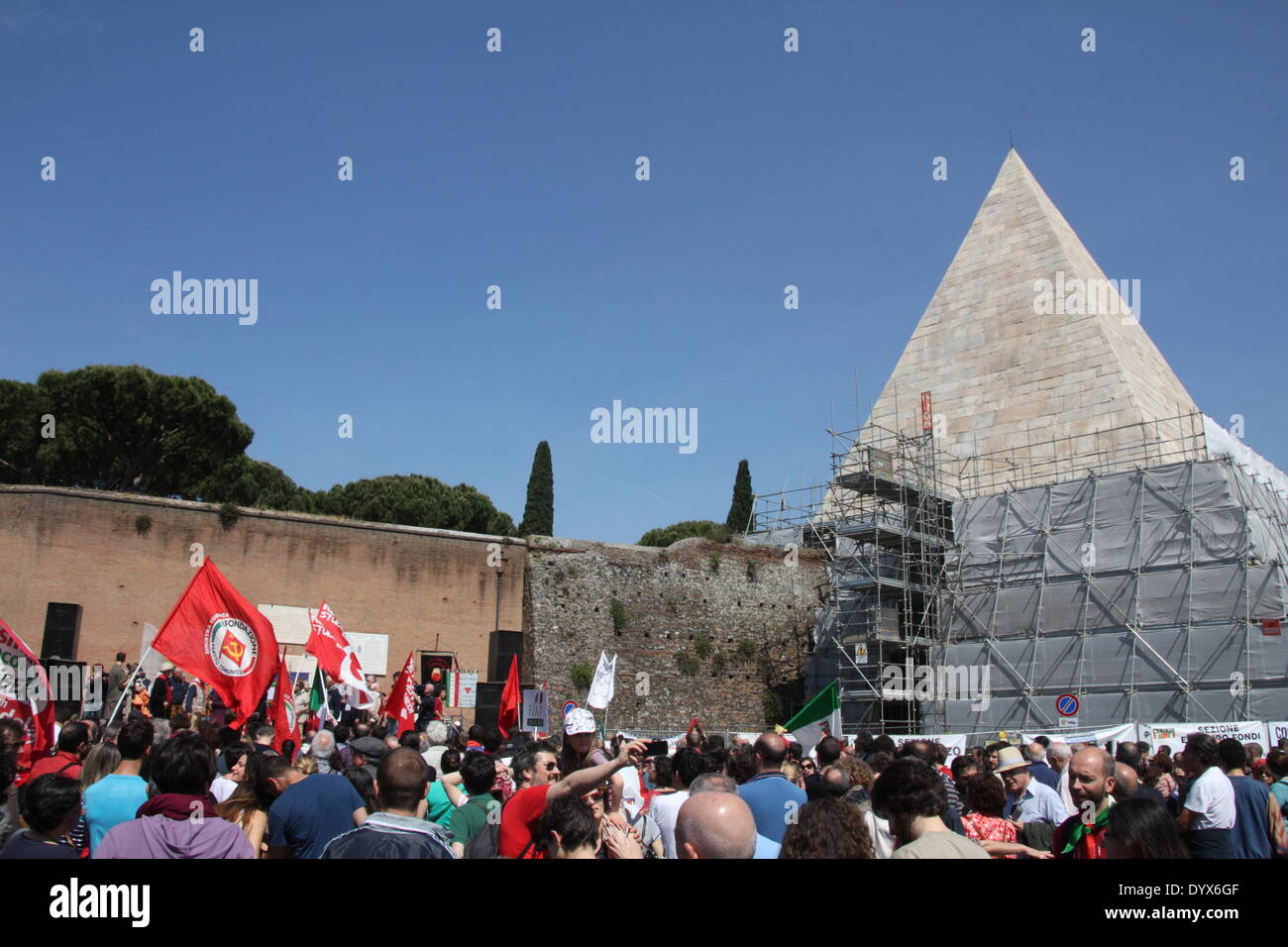 Rome, Italy. 25th April 2014. Second World War Liberation Day ...