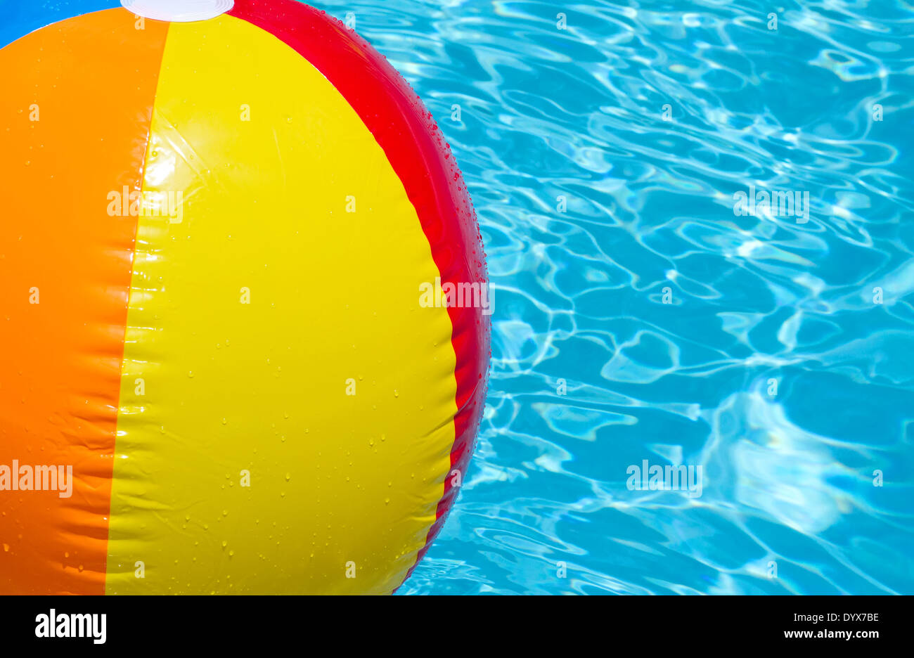 Floating blue white beachball hi-res stock photography and images - Alamy