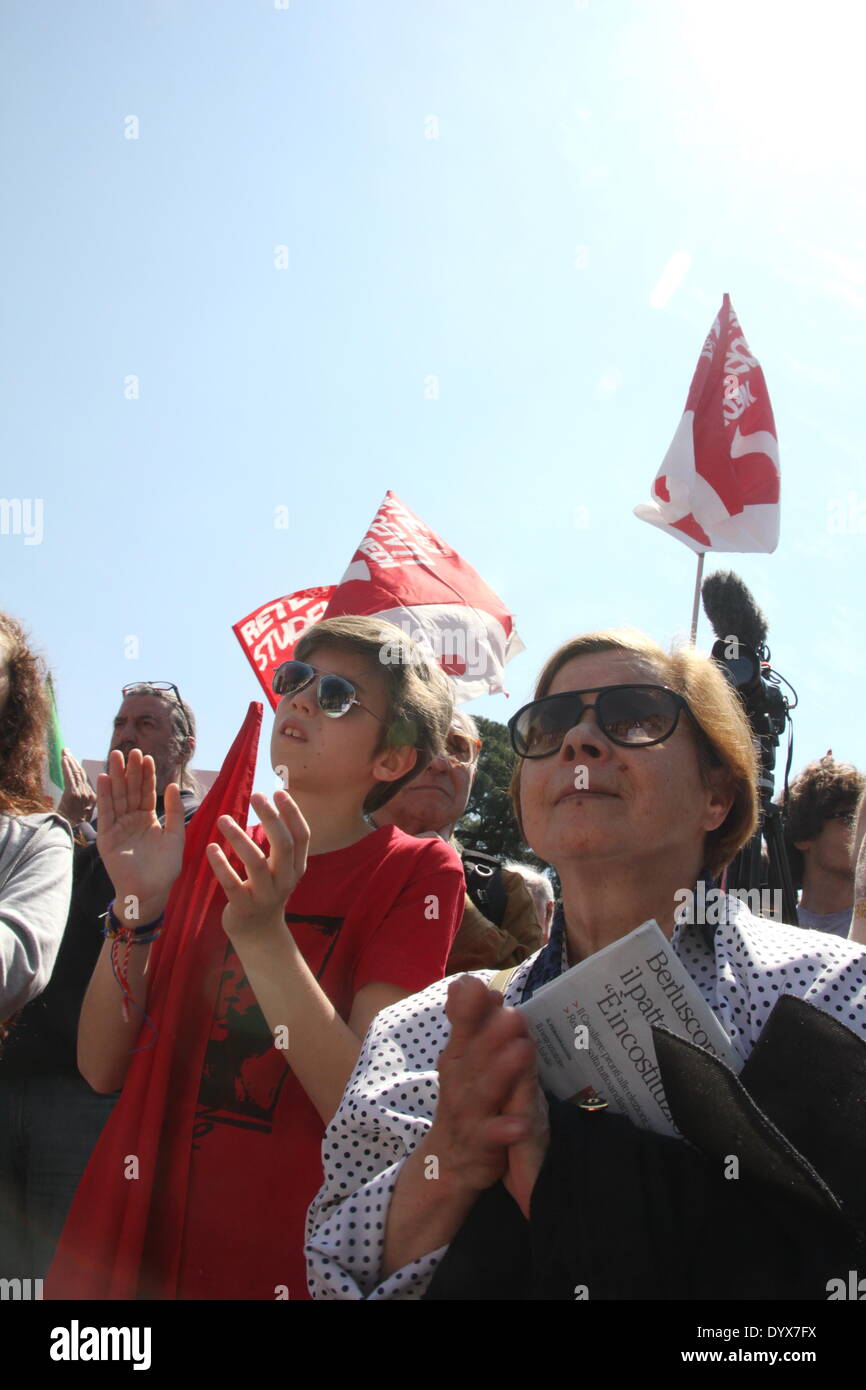 Rome, Italy. 25th April 2014. Second World War Liberation Day ...