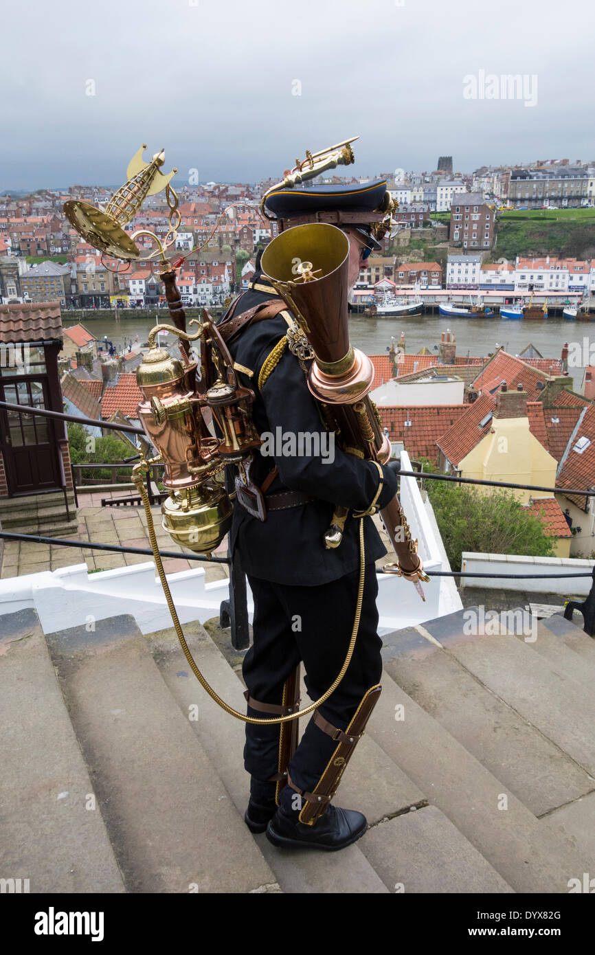 Whitby Goth Weekend, April, 2014. Whitby, North Yorkshire, England. UK ...