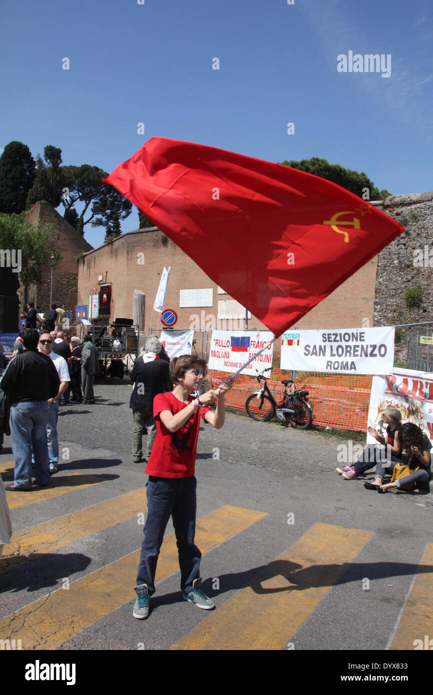 Rome, Italy. 25th April 2014. Second World War Liberation Day ...