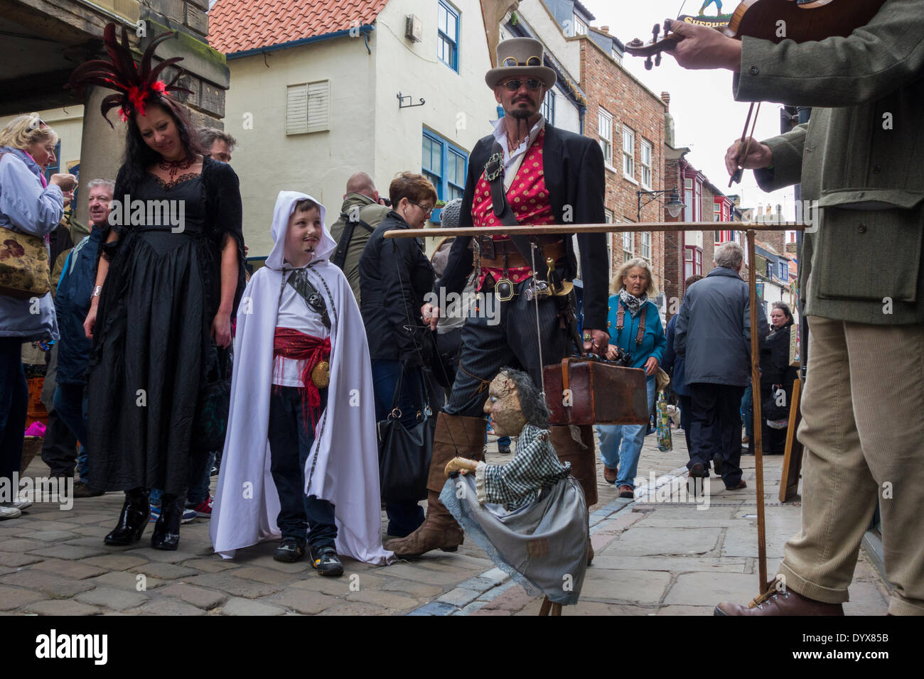 Whitby Goth Weekend, April, 2014. Whitby, North Yorkshire, England. UK ...