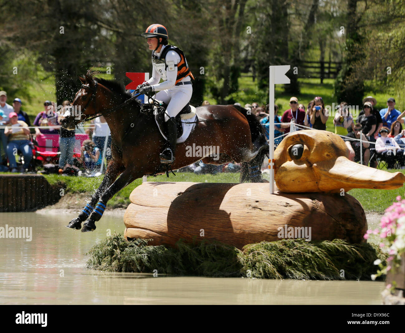 Lexington, Ky, US. 26th Apr, 2014. Veronica with Lauren Keiffer jumped ...