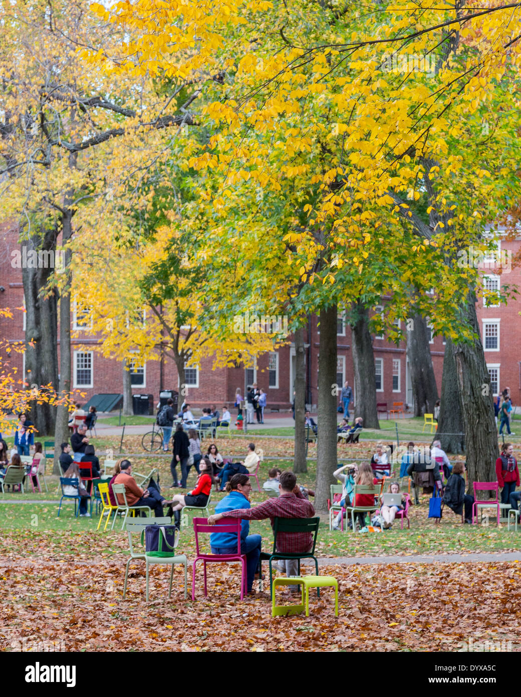 Harvard yard hi-res stock photography and images - Alamy