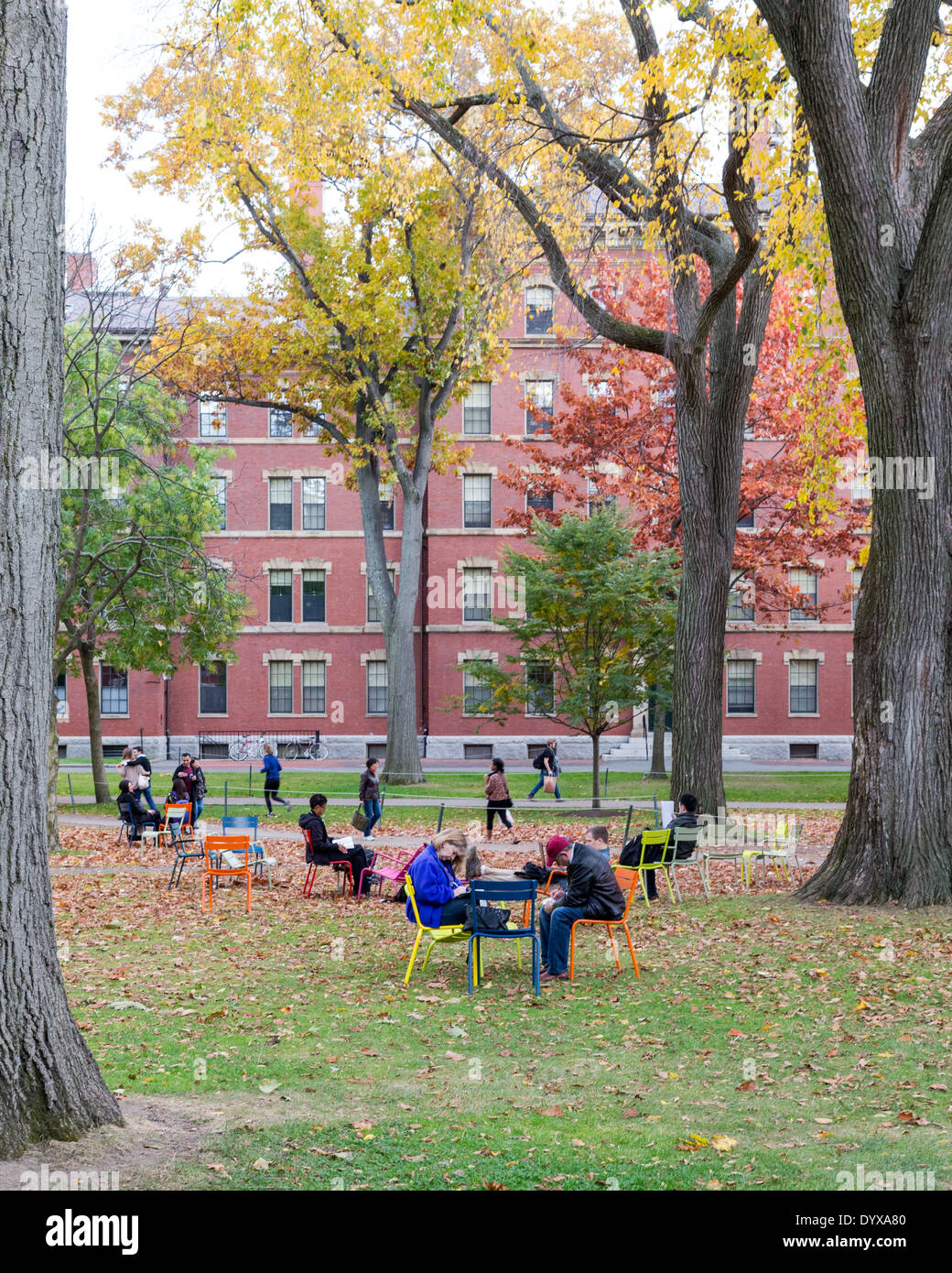 Quad Harvard University Cambridge Massachusetts High Resolution Stock ...