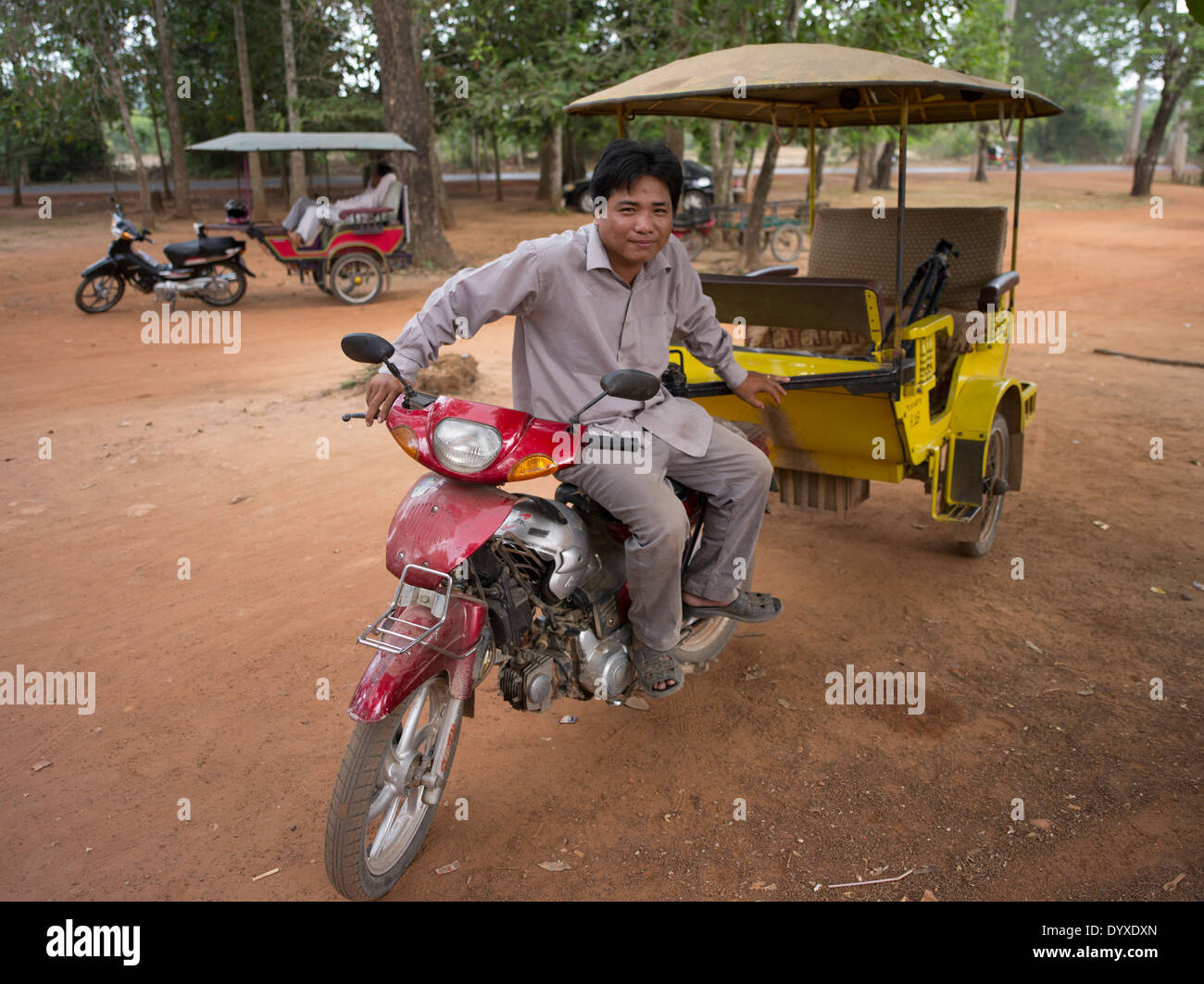 Cambodian tuk tuk remork hi-res stock photography and images - Alamy