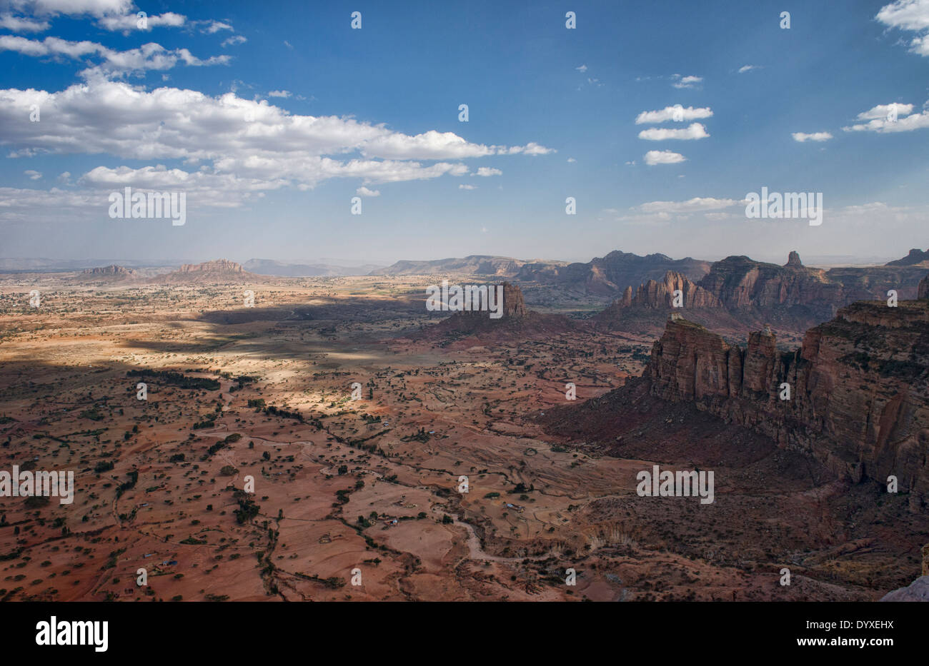 Gheralta Mountains and landscape of northern Tigray, Ethiopia Stock ...