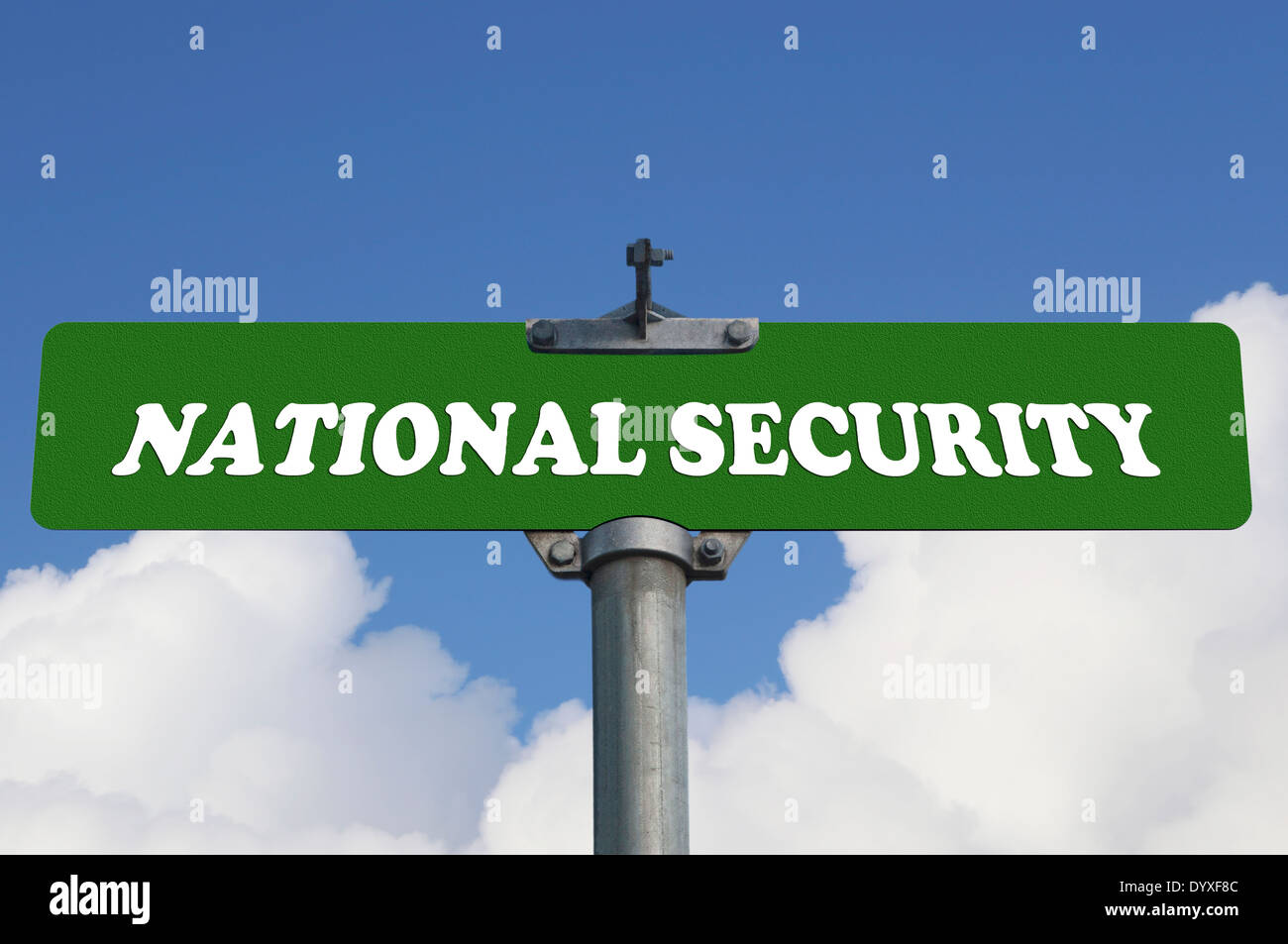 National security road sign Stock Photo - Alamy