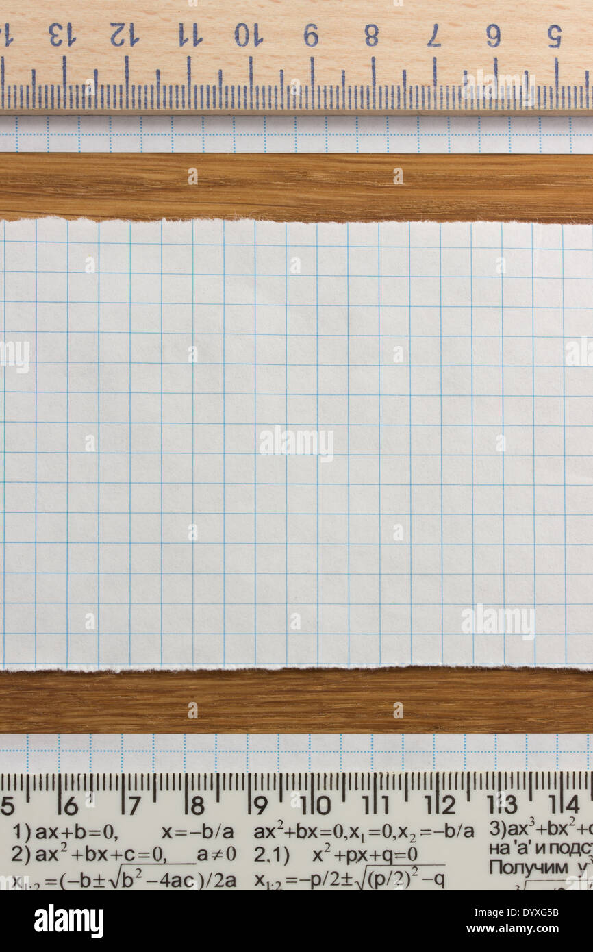 Checked sheet hi-res stock photography and images - Alamy