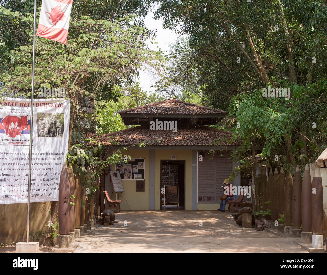 Cambodia Land Mine ( landmine ) Museum est. by Aki Ra. Siem Reap ...