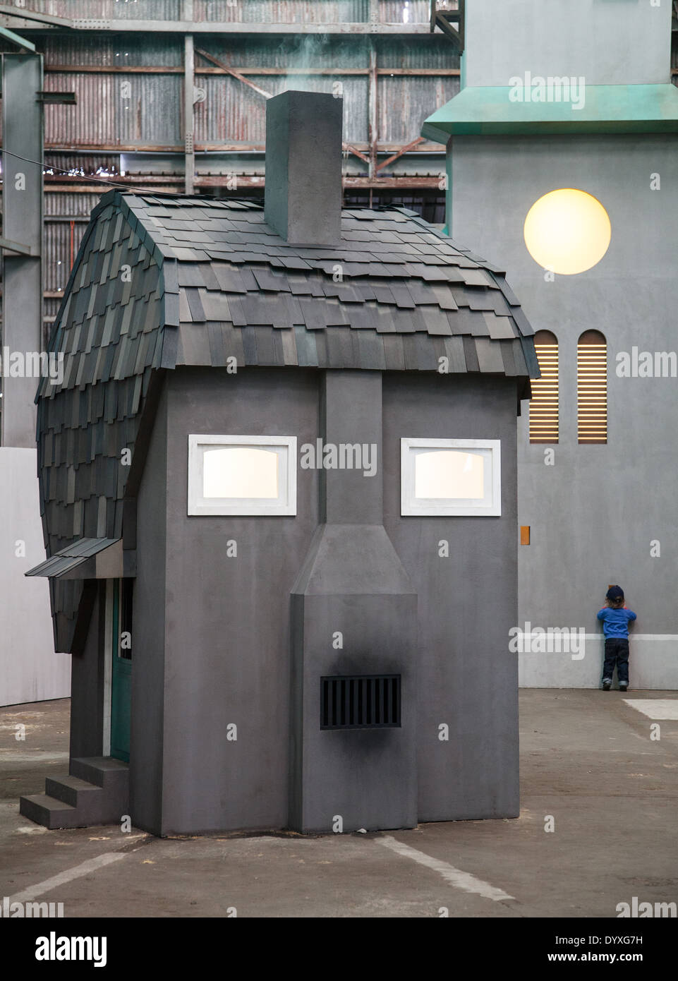 Art Installation by Randi & Katrine called The Village. Biennale of ...
