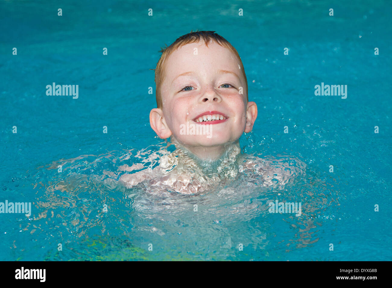 child having fun in the swimming pool Stock Photo - Alamy