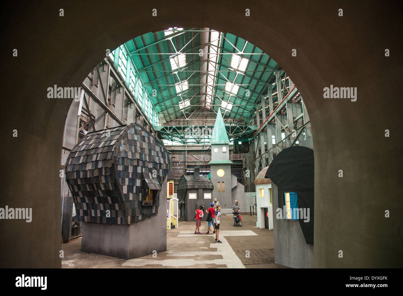 Art Installation by Randi & Katrine called The Village. Biennale of ...