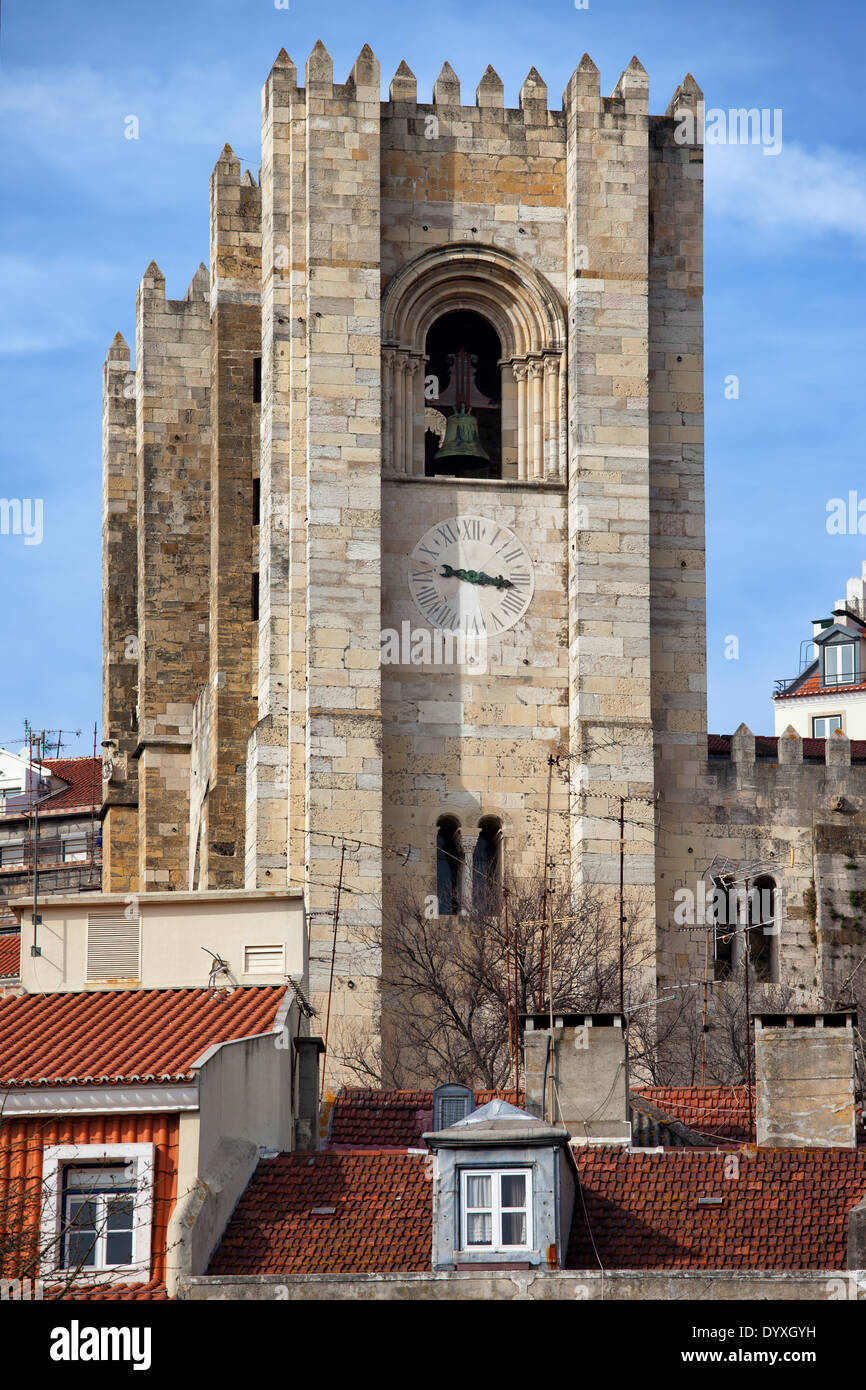 The romanesque style of the tower hi-res stock photography and images ...