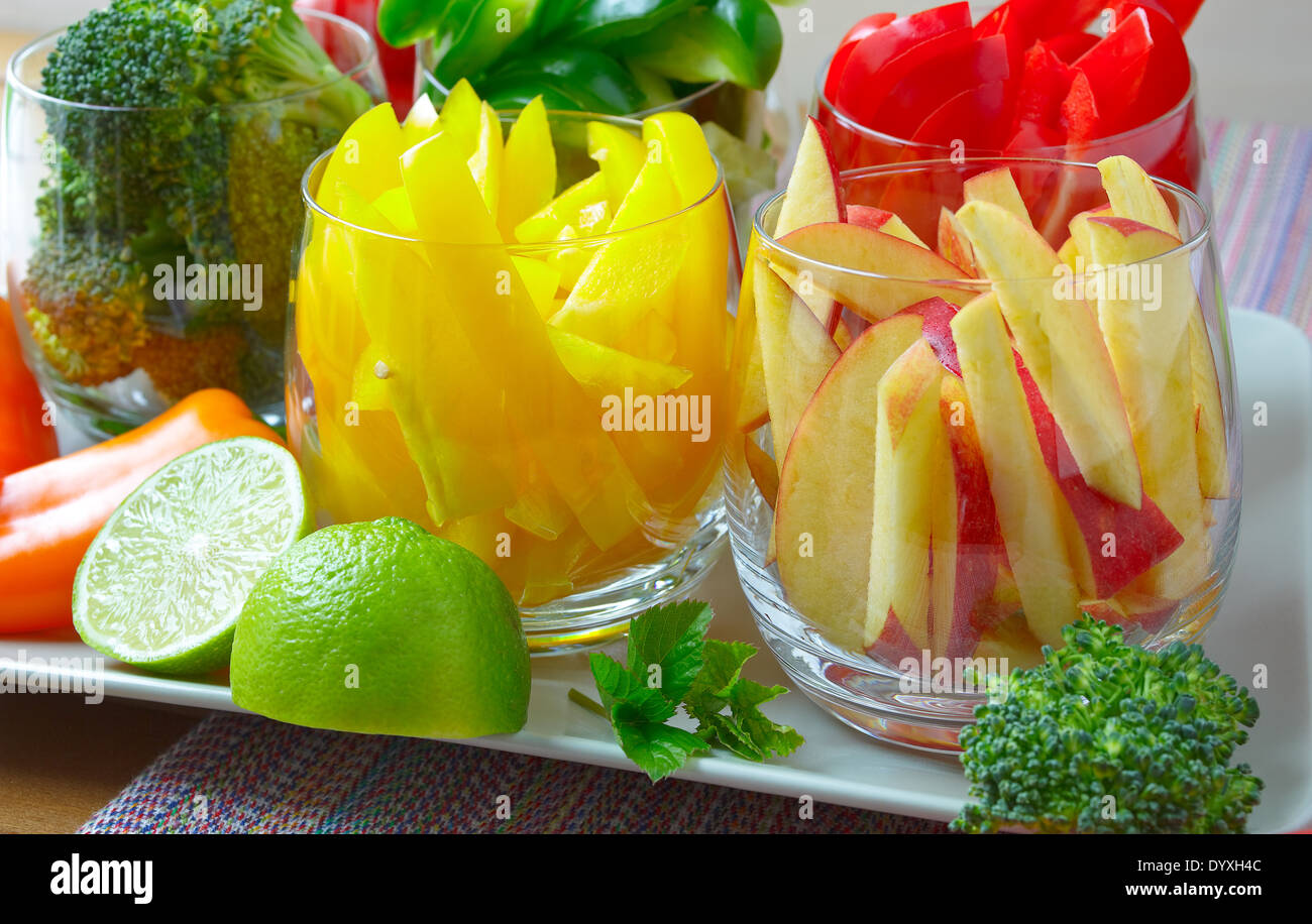 Green pepper slice in hi-res stock photography and images - Alamy