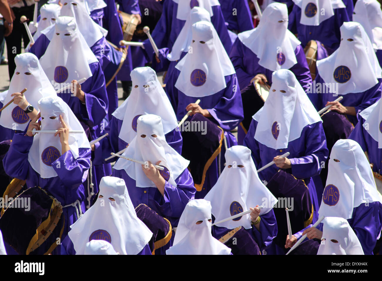 Holy Week procession on Good Friday in the town of Priego de Cordoba ...