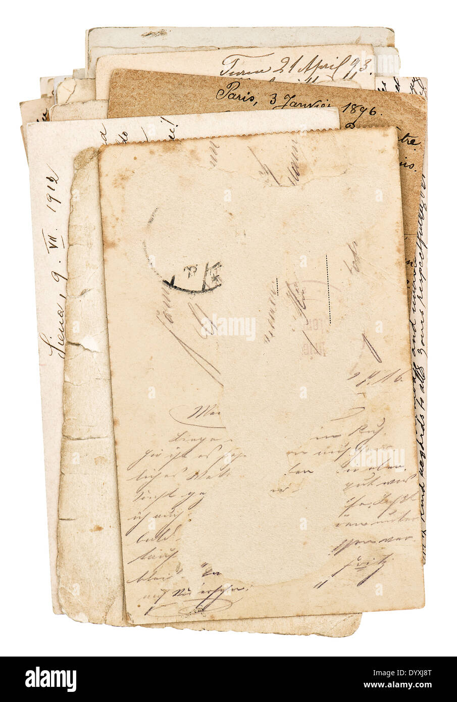 Handwritten note on paper hi-res stock photography and images - Alamy