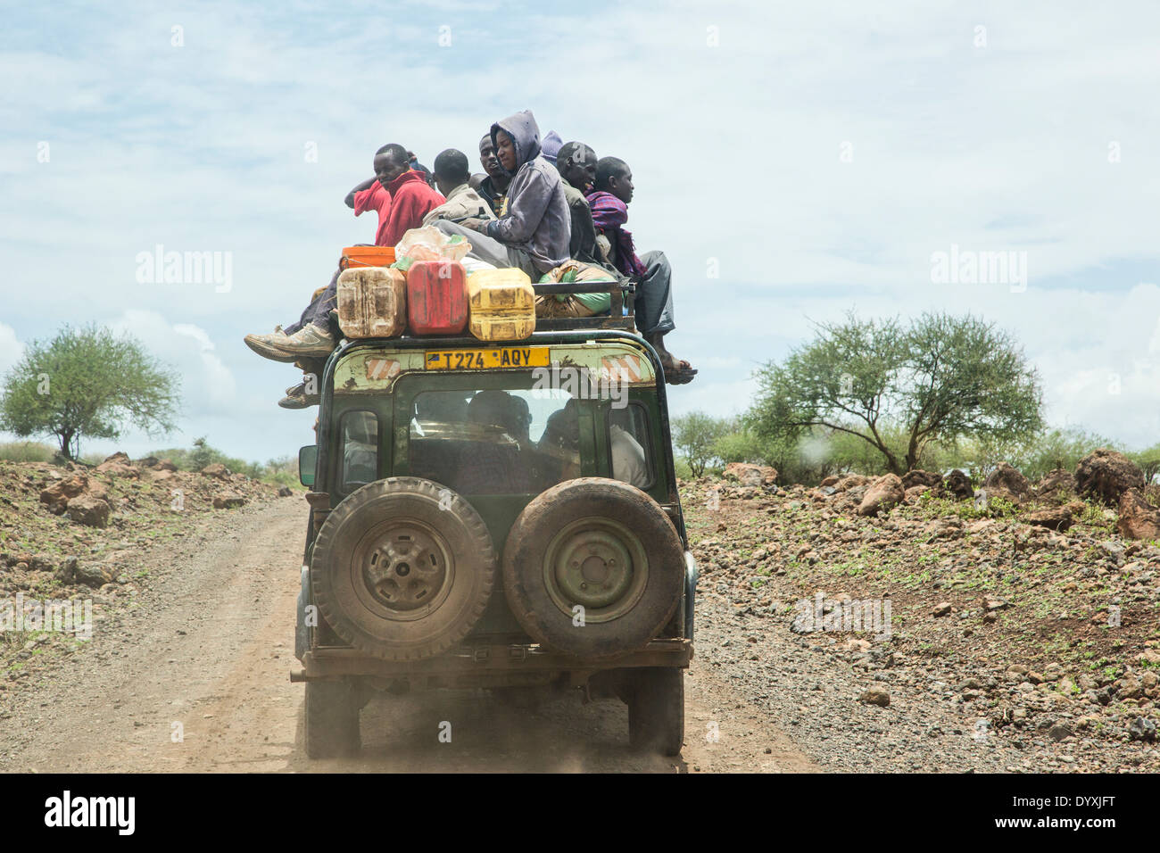 Overloaded car africa hi-res stock photography and images - Alamy