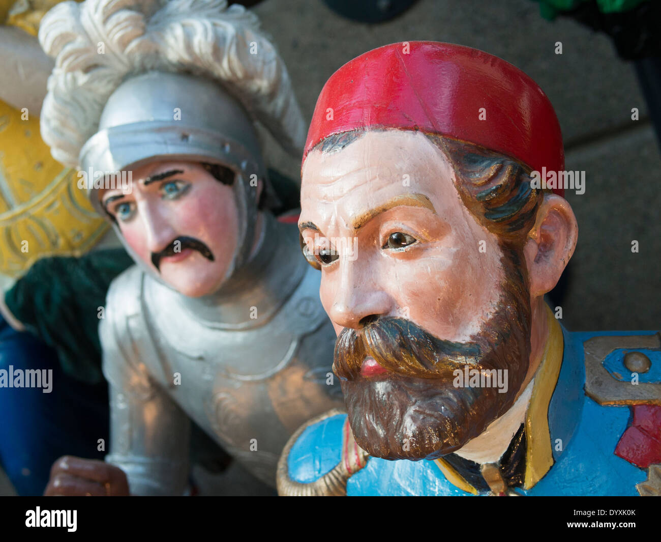 Sailing ship figureheads in the Cutty Sark Exhibition,Greenwich,london ...