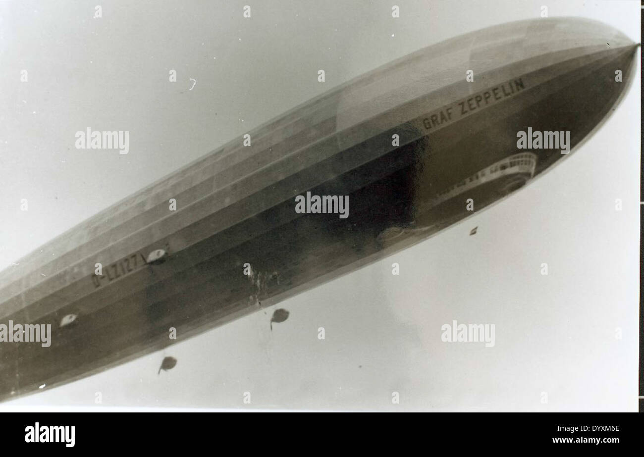 The Zeppelin airship D-LZ 127, known as the Graf Zeppelin, was a German ...