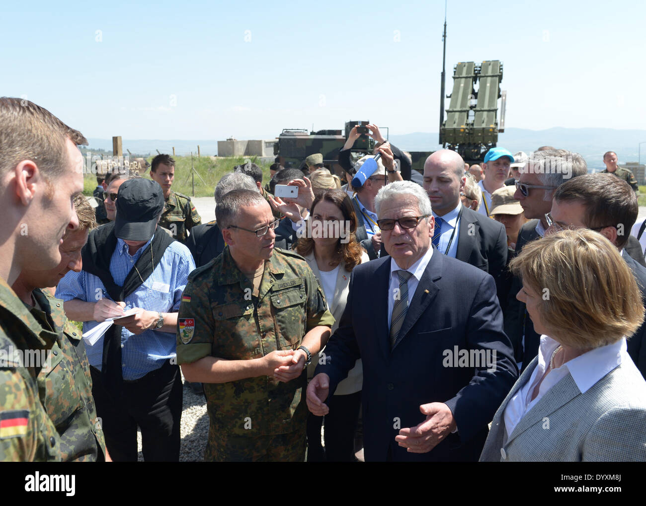 Kahramanmaras, Turkey. 27th Apr, 2014. German President Joachim Gauck ...