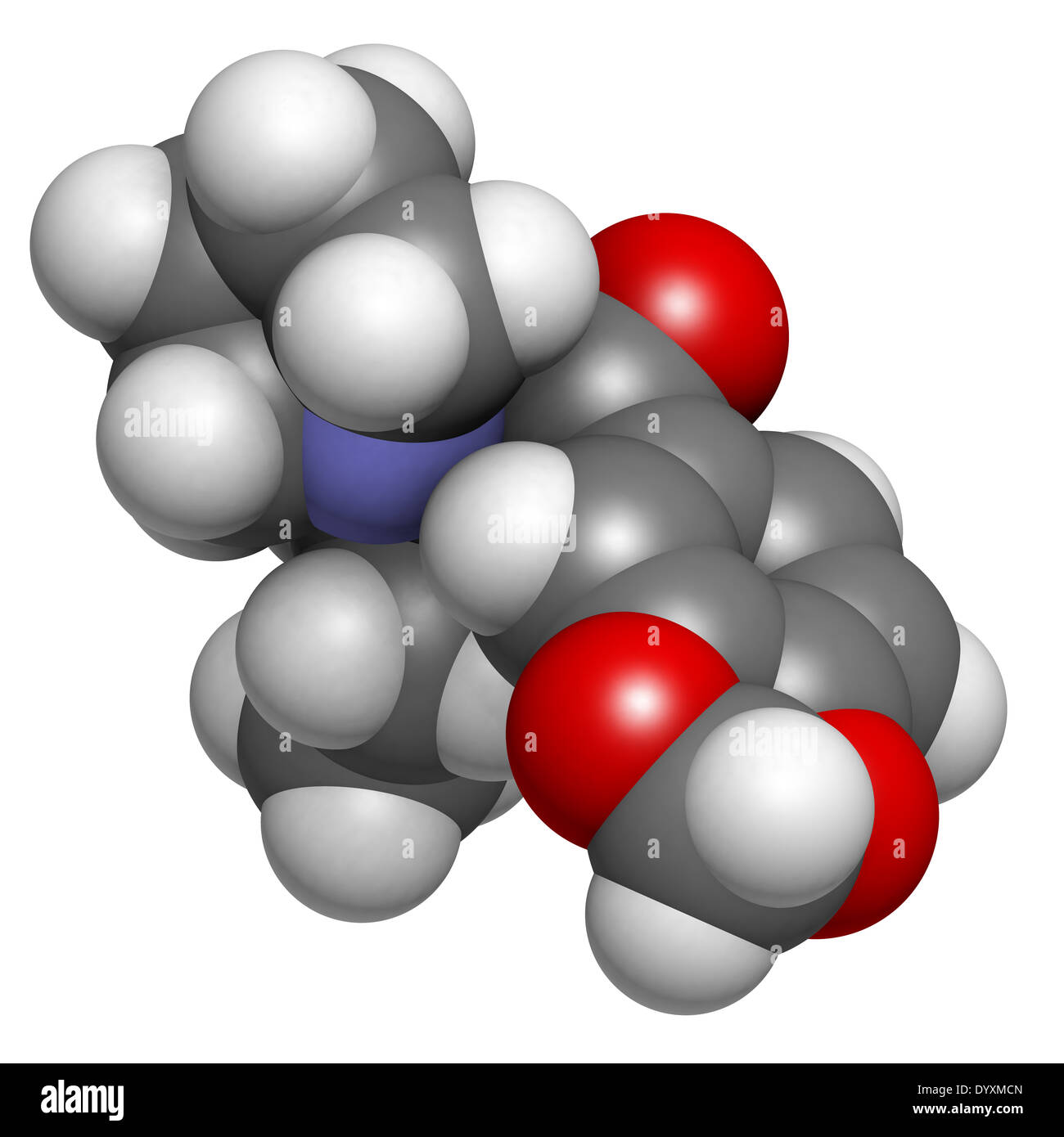 Methylenedioxypyrovalerone (MDPV, Bath salts) drug molecule Stock Photo ...