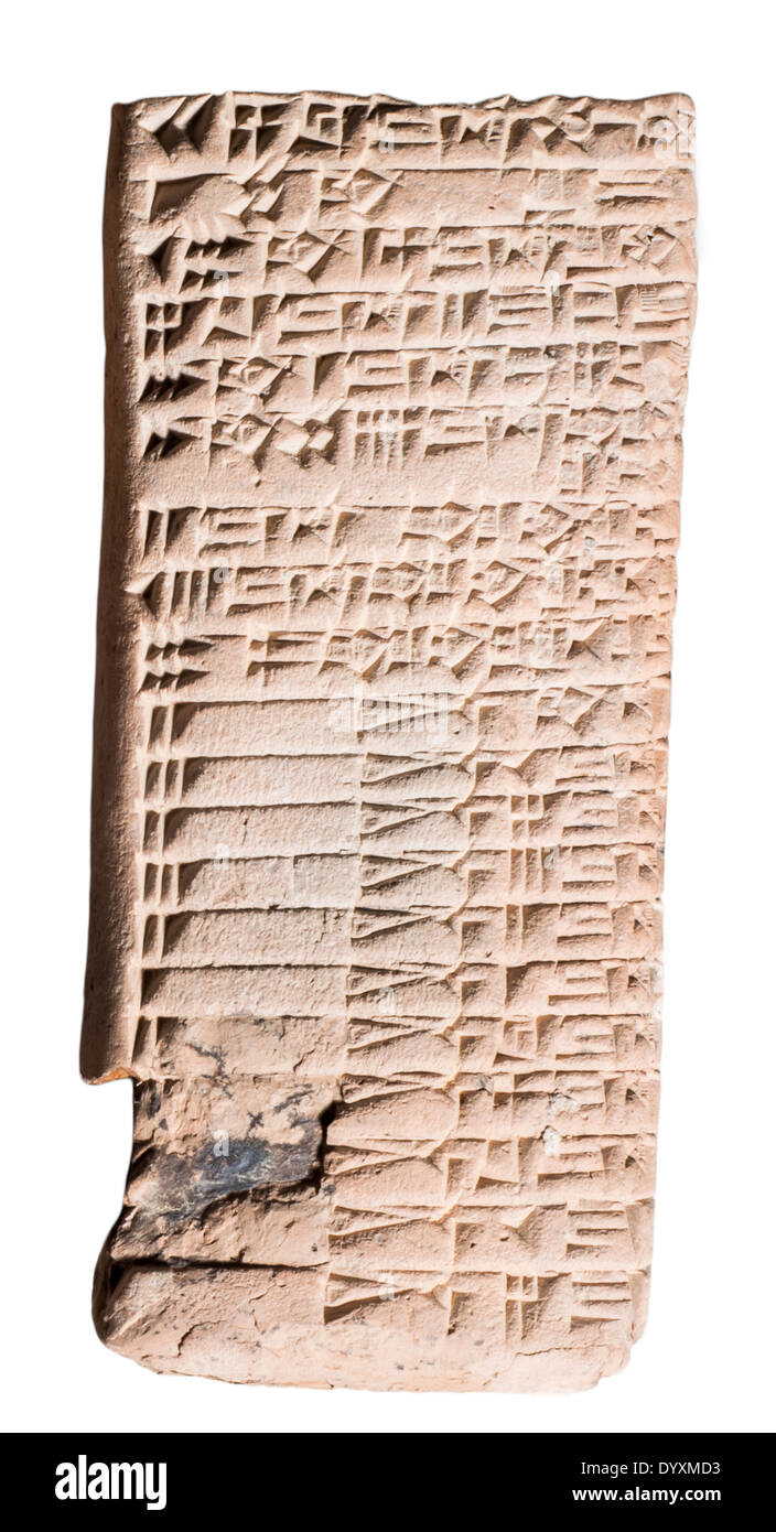 Clay tablet mesopotamia hi-res stock photography and images - Alamy