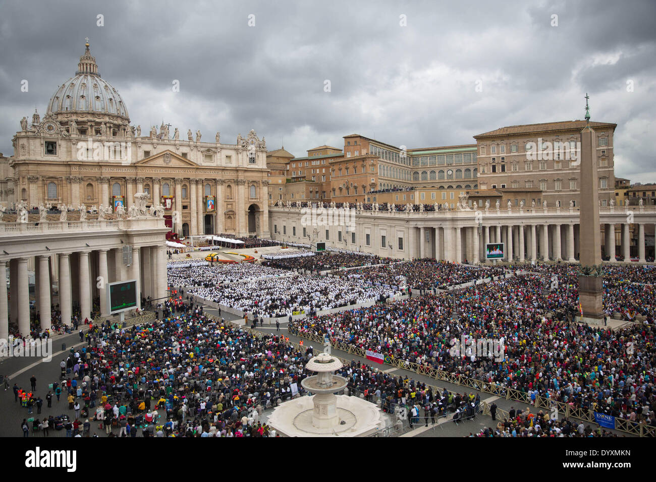 Canonization Saints St Peters Basilica High Resolution Stock ...