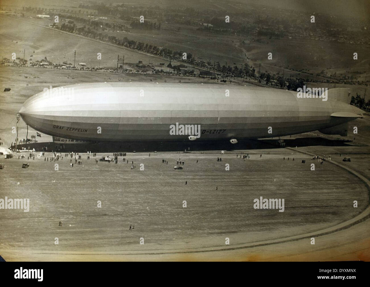 The Zeppelin airship D-LZ 127, also known as the Graf Zeppelin, was a ...