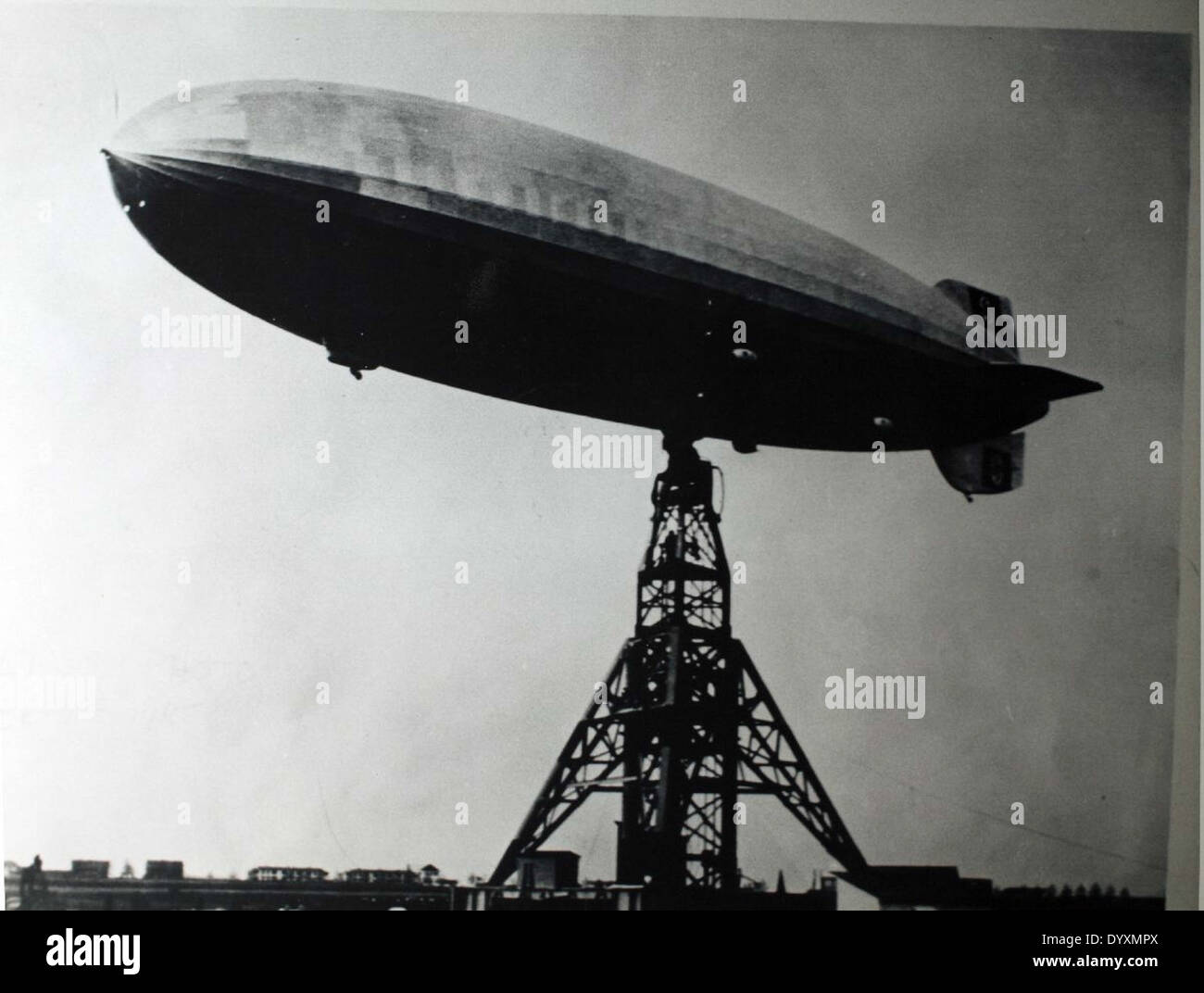 The Zeppelin Hindenburg, a German passenger airship, tragically crashed ...