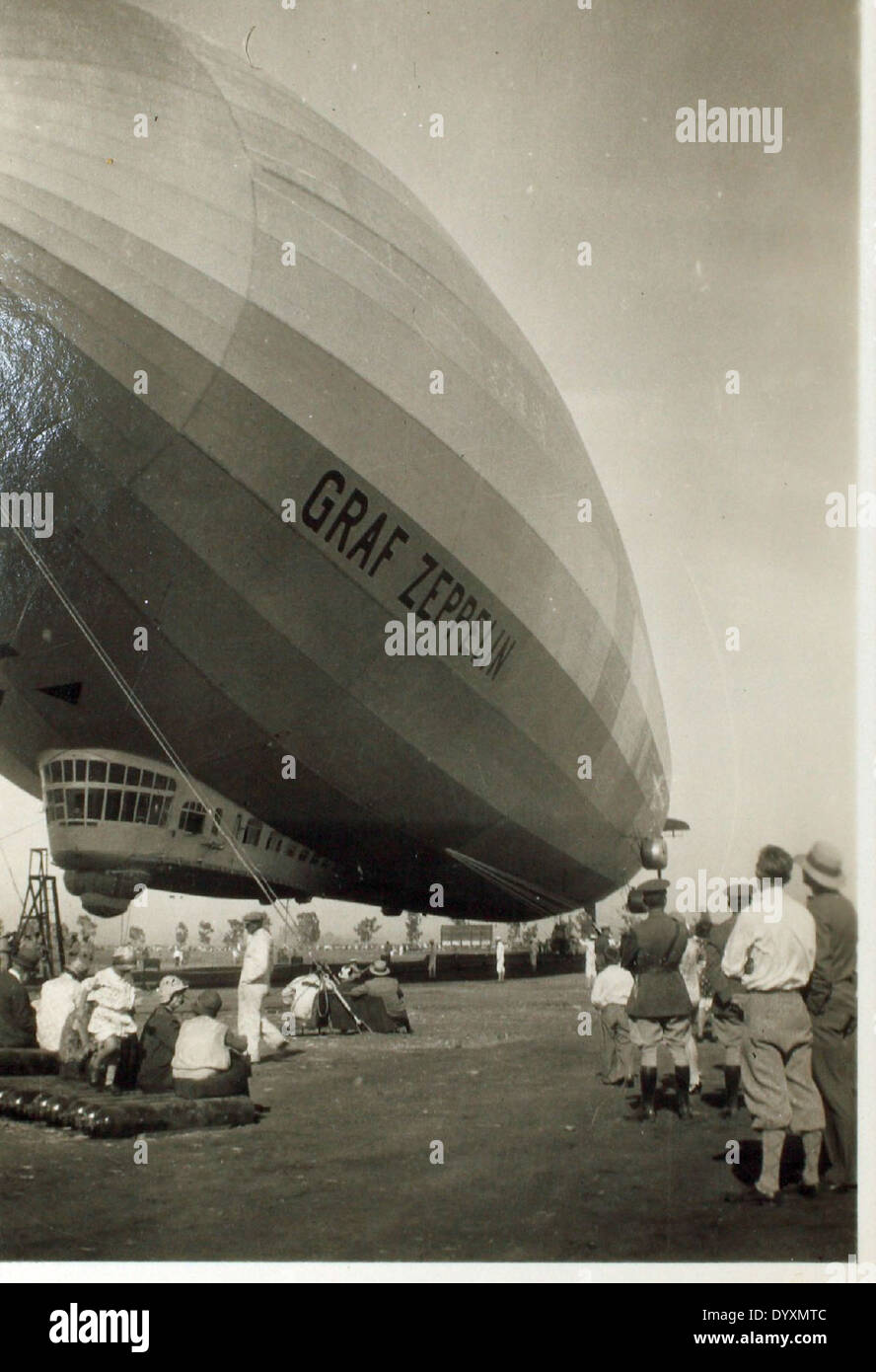 The Zeppelin airship LZ 127, known as the Graf Zeppelin, was one of the ...