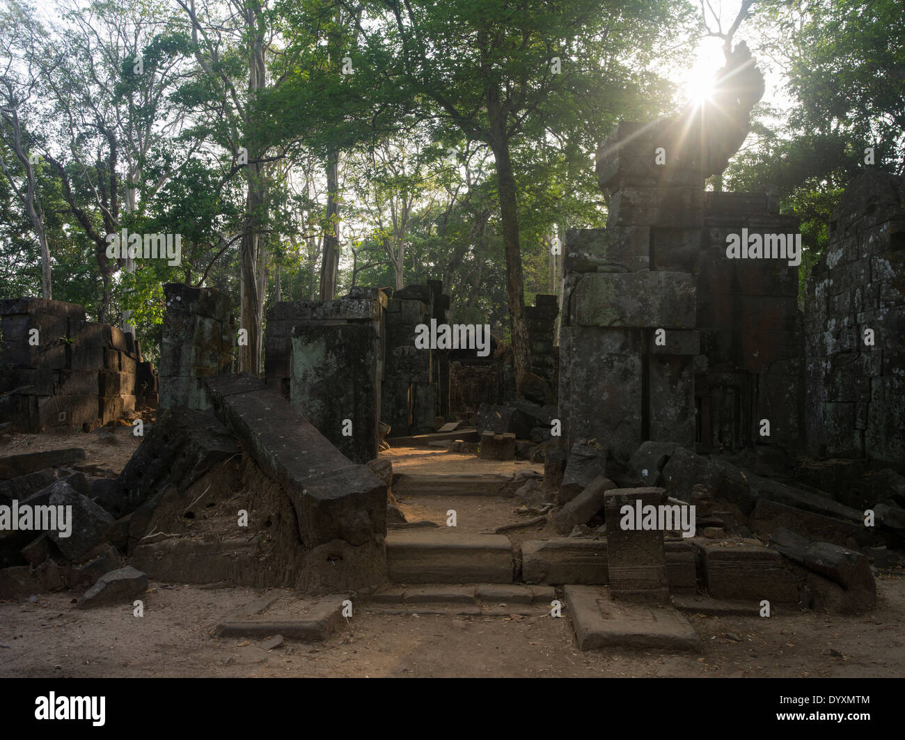 Prasat Thom the principal monument of Koh Ker 127 NE of Siem Reap ...