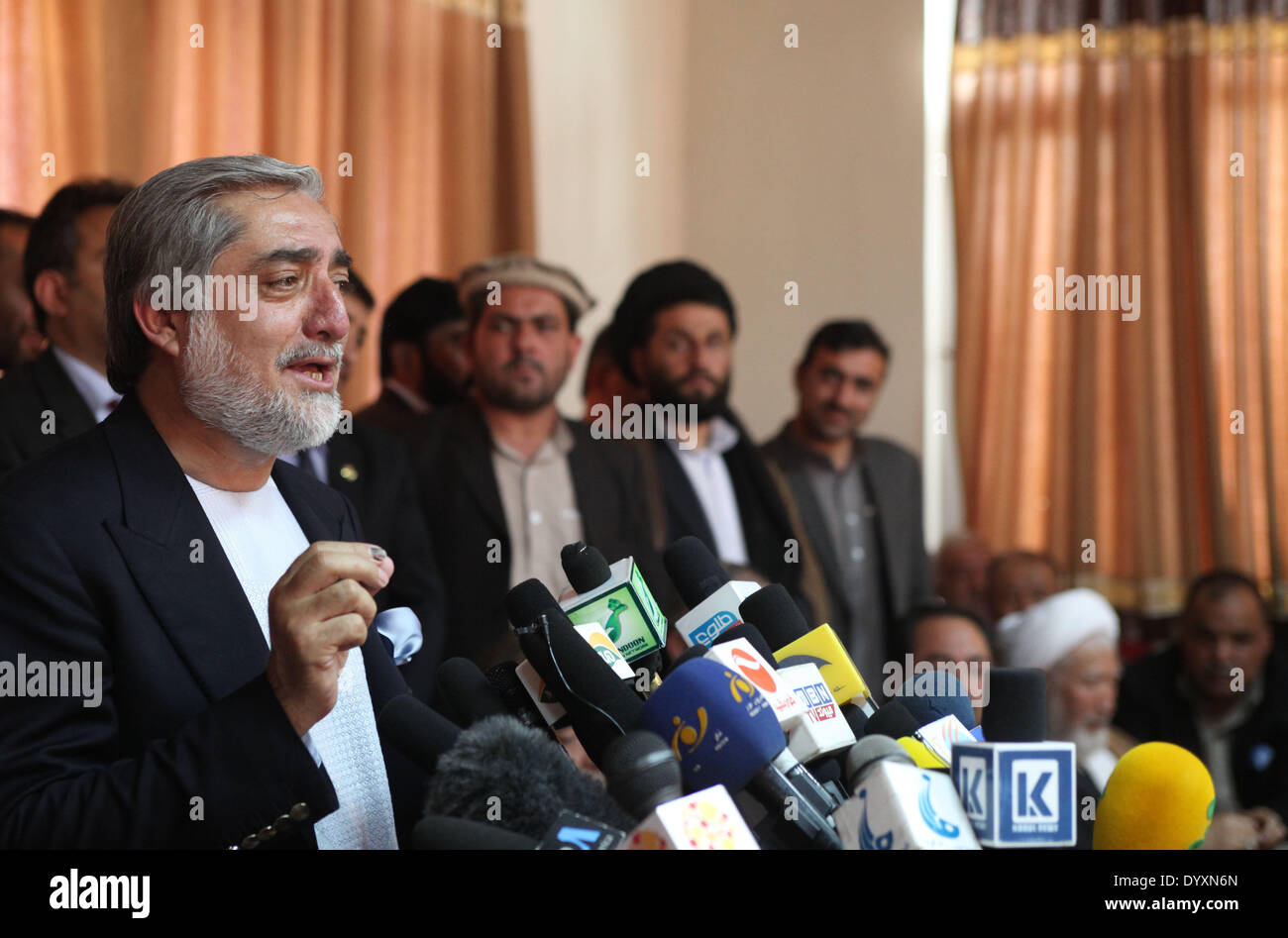 Kabul, Afghanistan. 27th Apr, 2014. Afghan presidential candidate ... Kabul, Afghanistan. 27th Apr, 2014. Afghan presidential candidate ...