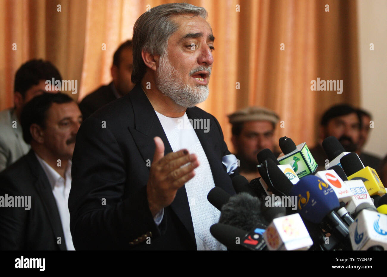 Kabul, Afghanistan. 27th Apr, 2014. Afghan presidential candidate ... Kabul, Afghanistan. 27th Apr, 2014. Afghan presidential candidate ...