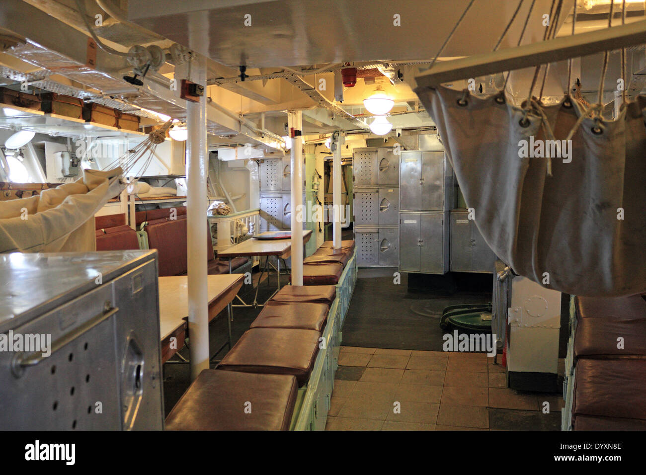 On board The HMS Cavalier at Historic Dockyard, Chatham, Kent ME4 4TE ...