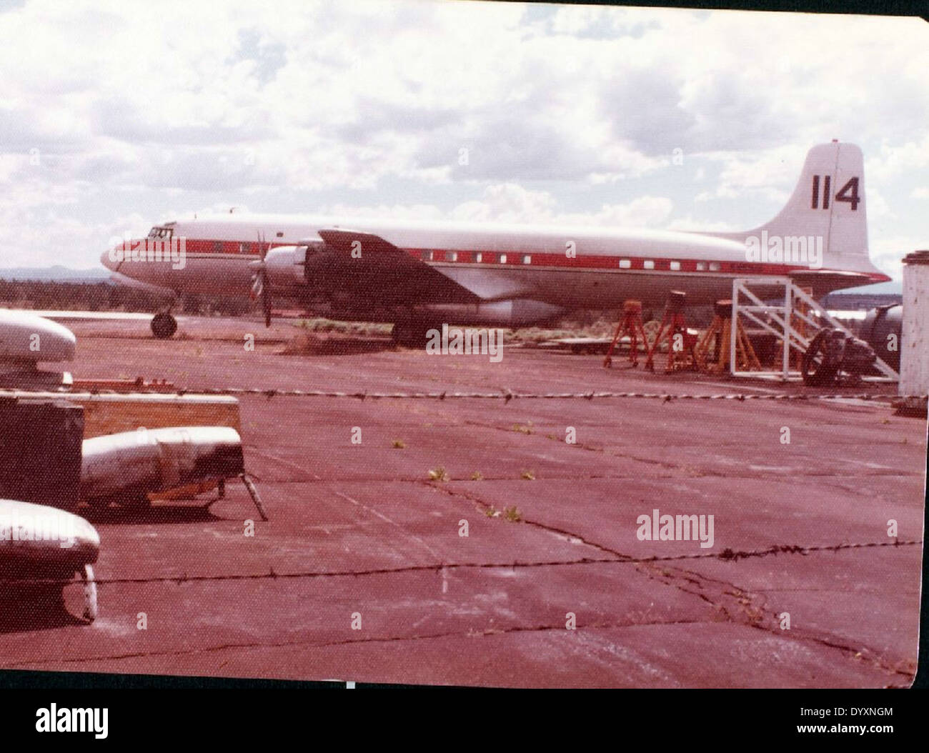The Douglas DC-7 was a four-engine propeller-driven airliner produced ...
