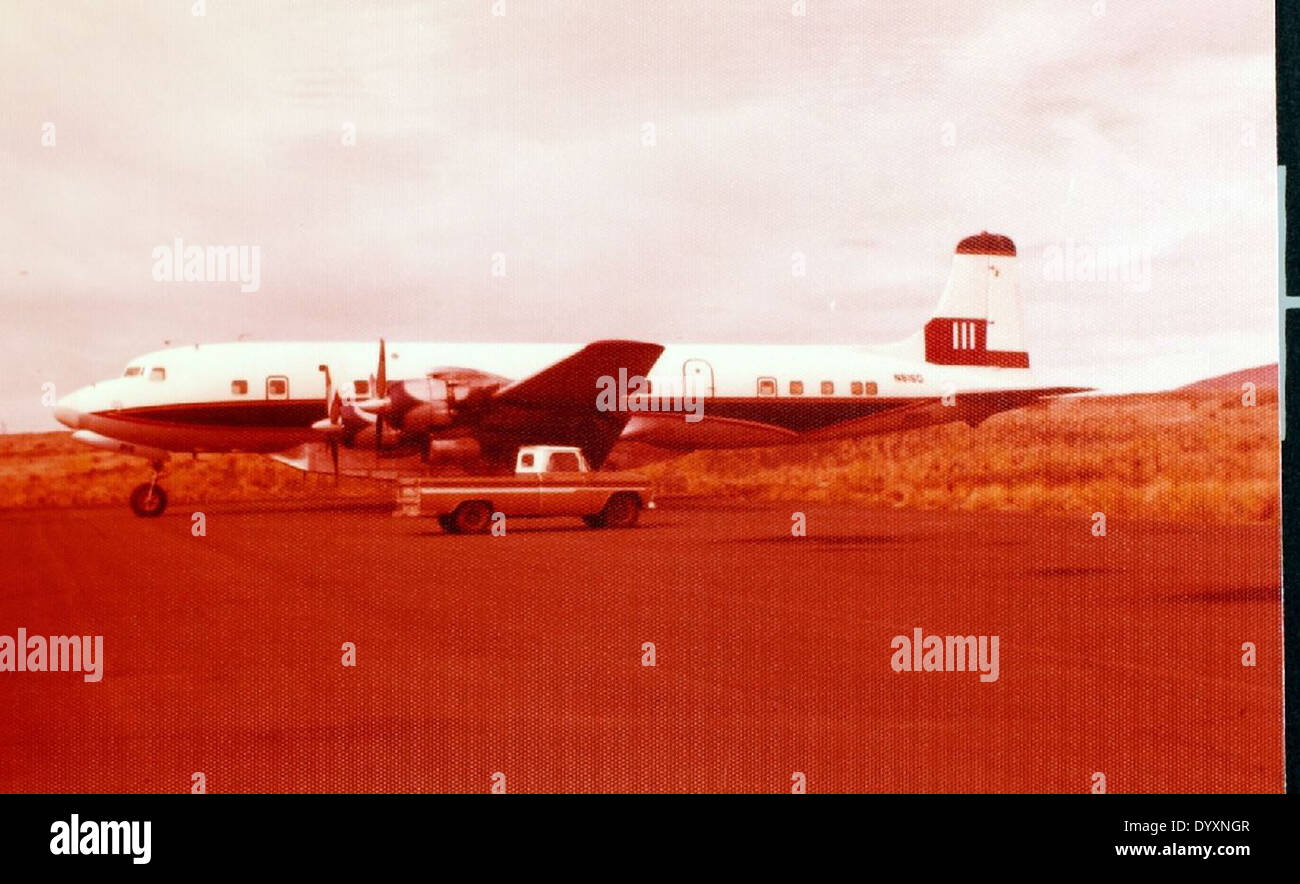 The Douglas DC-7, introduced in 1953, was a four-engine commercial ...