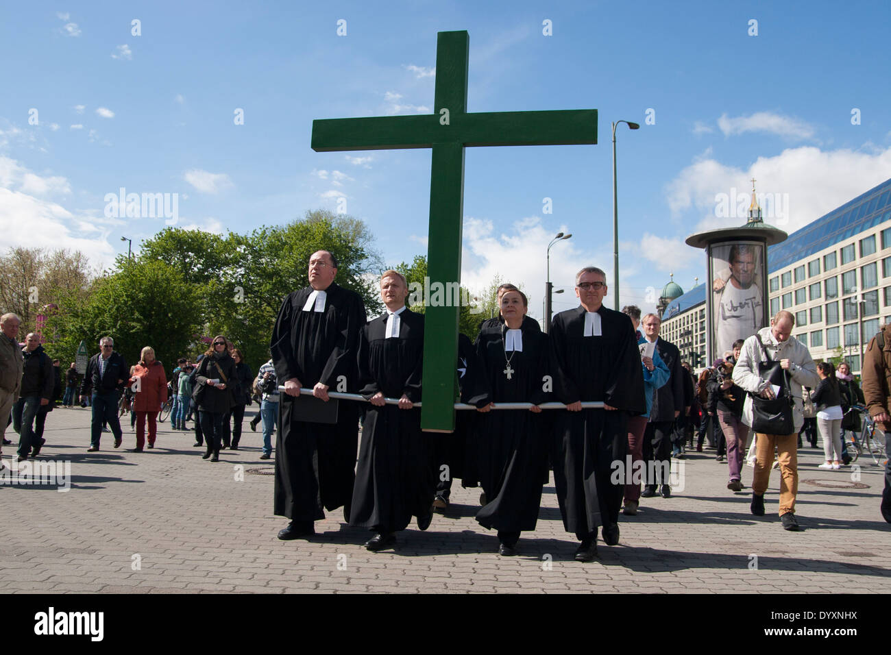 Good Friday procession in Berlin, Germany Stock Photo - Alamy