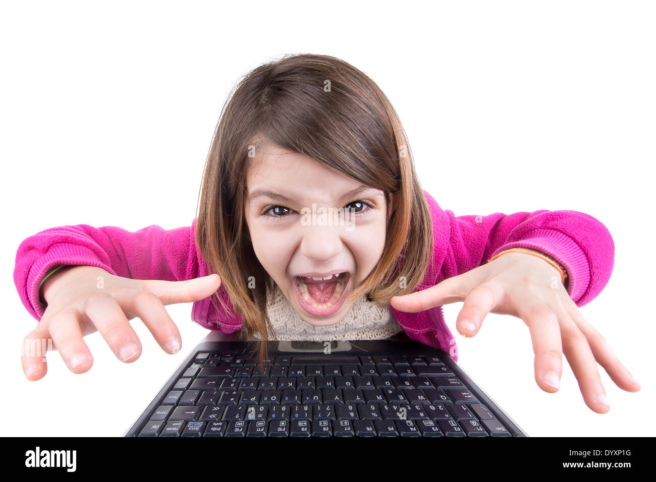 Kid Angry At Computer