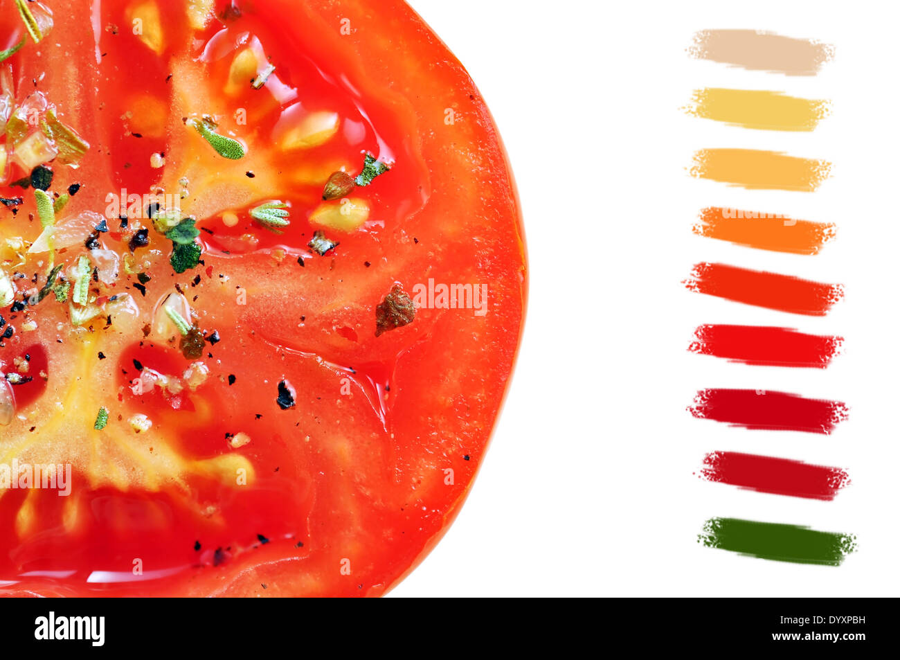 Colour swatches on white hi-res stock photography and images - Alamy
